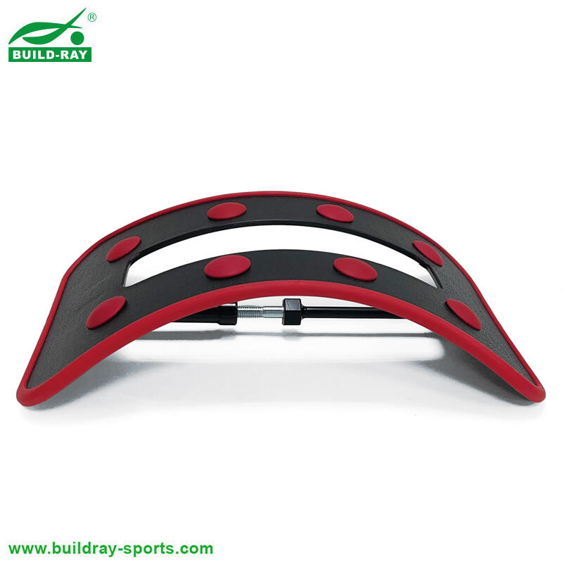 Height adjustable back support massage stretch board